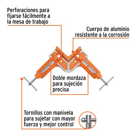 Prensa Esquinera Profesional 4 1 2 Truper Prensas Y Sargentos 102544