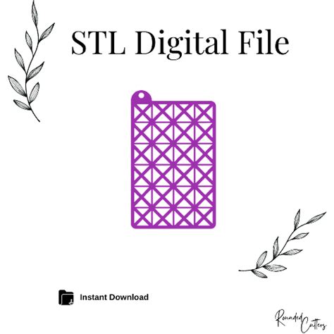 3D File Stencils 22 For Polymer Clay Digital STL File Instant