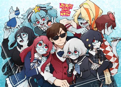 Download Zombie Land Saga Characters One Frame Wallpaper