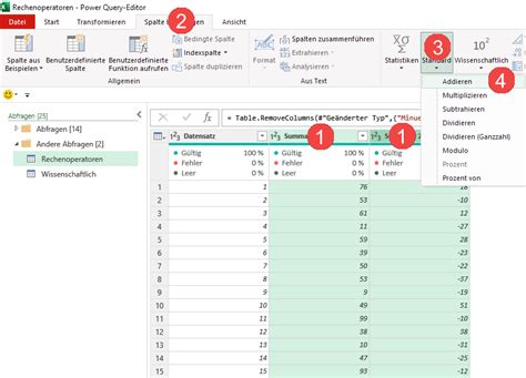 Power Query Addieren Excelhero