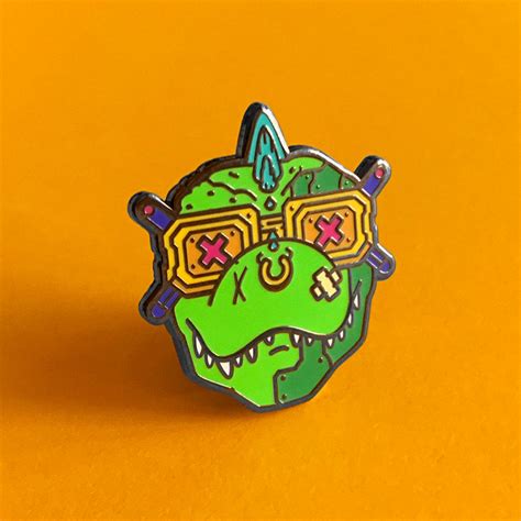 Pin CCXP Tech Dino Icebrg Pins Pra Alfinetar A Mesmice