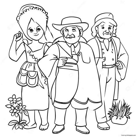 Garten Of Banban 7 Main Characters Coloring Page 30214 23880