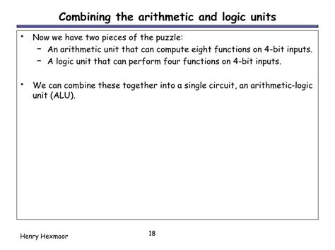 Ppt Chapter 10 Arithmetic Logic Units Powerpoint Presentation Free Download Id1465274