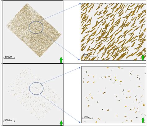 Top View Of The Fracture Set Model Generated For Ilam 1 Above And