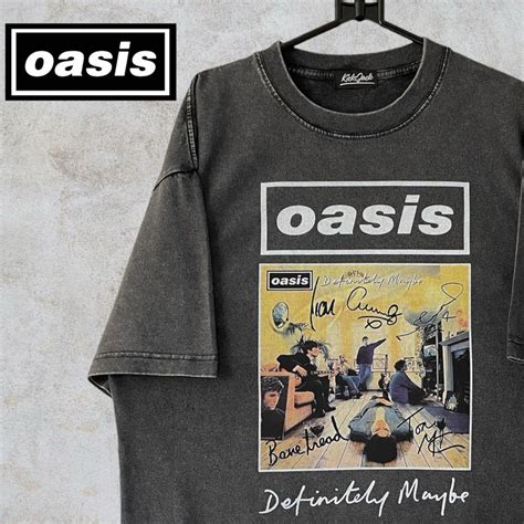【新品未使用】oasis オアシス バンドtシャツ ヴィンテージウォッシュ加工 ロックtシャツ メルカリ