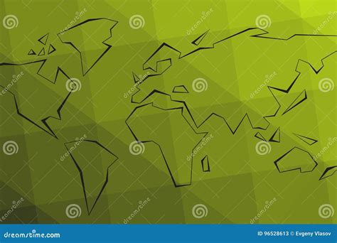 Triangular World Map Vector File 36637208