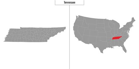 アメリカ合衆国テネシー州の地図と米国の地図上の場所 アメリカ合衆国のベクターアート素材や画像を多数ご用意 アメリカ合衆国