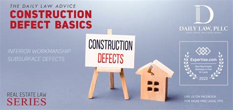 Types Of Construction Defects 3 And 4 Daily Law Pllc