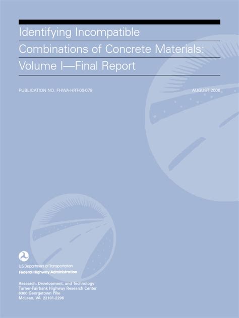 Identifying Incompatible Combinations Of Concrete Materials Ipdf