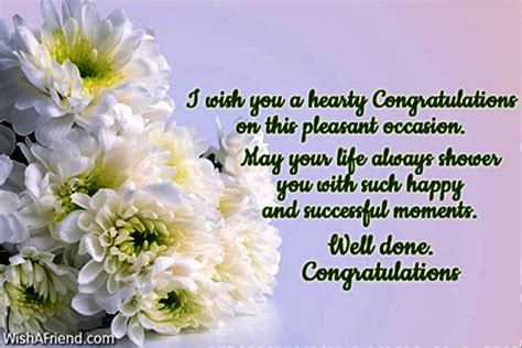 I Wish You A Hearty Congratulation On This Pleasant Occasion Wishes Greetings Pictures