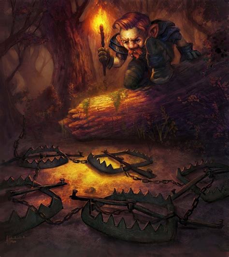 暴雪艺术画廊更新 10张魔兽世界TCG卡牌原画 17173魔兽世界专区