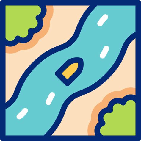 Canal Basic Accent Lineal Color Icon