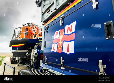 The Relief Shannon Class Lifeboat Storm Rider On A Trailer Ready To