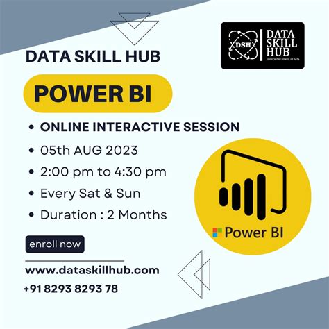 Power Bi New Batch Announcement Greetings From Data Skill Hub Dear Friends Looking To Take