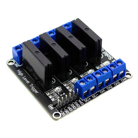 4 Channel 2A OMRON G3MB 202P SSR Relay Module High Level Trigger 4