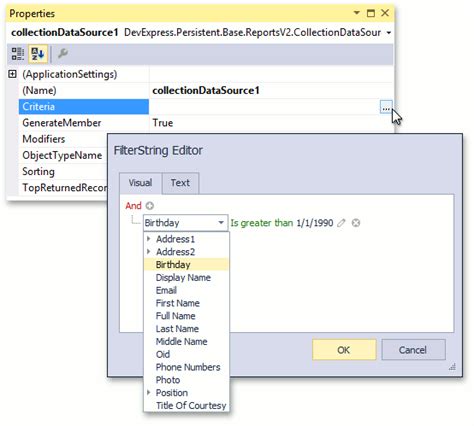 Data Filtering In Reports XAF Cross Platform NET App UI Web API