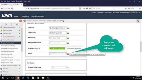 Creating CPanel WHM How To Create A CPanel YouTube