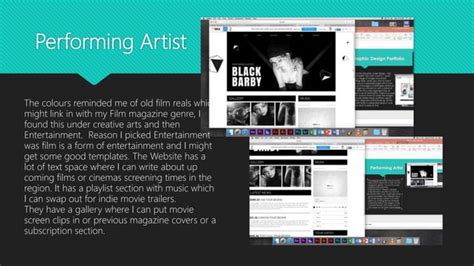 Wix Template Research PPT