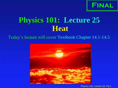 PDF Physics Lecture Heat Physics Lecture Pg Internal Energy Energy Of