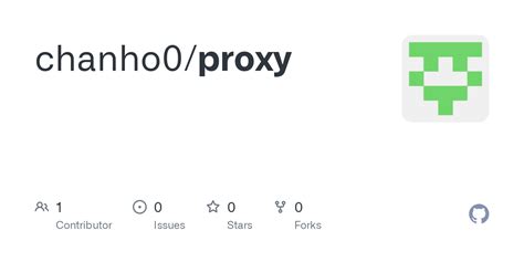 GitHub Chanho Proxy