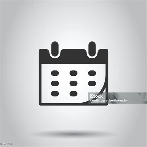 平面樣式的日曆圖示白色隔離背景上的議程向量圖計劃規劃器業務概念向量圖形及更多一週圖片 一週 事件 個人備忘錄 Istock