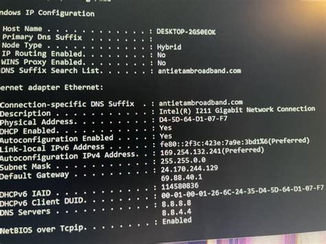 “ethernet Dosent Have A Valid Ip Configuration” Rethernet