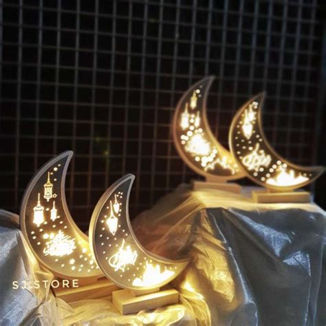 Jual Aksesoris Hiasan Meja Dekorasi Lebaran Idul Fitri Lampu Lentera