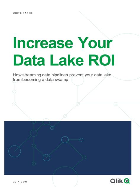Increase Data Lake Roi Whitepaper A4 Pdf Cloud Computing Metadata