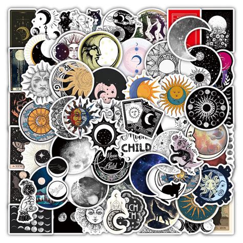 Spiritual Sun And Moon Sticker Pack Shop Online On Roomtery