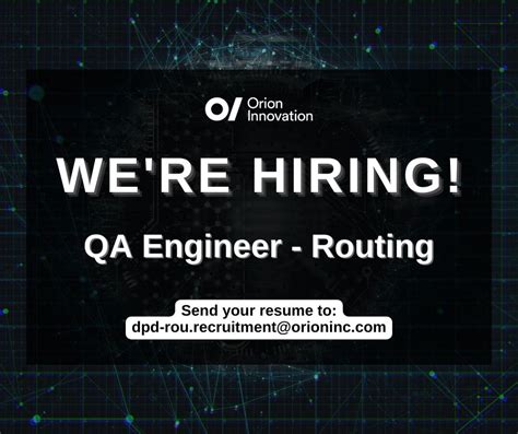 Orion Innovation Romania On Linkedin Qaengineer Routinggroup Technologyjobs Jobsearch Job