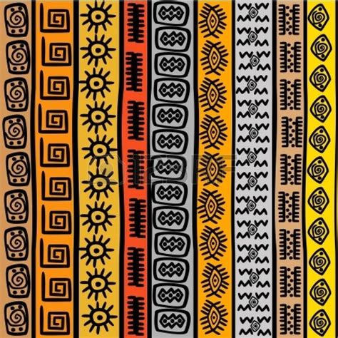 African cloth Motifs africains Art de modèles Motifs ethniques