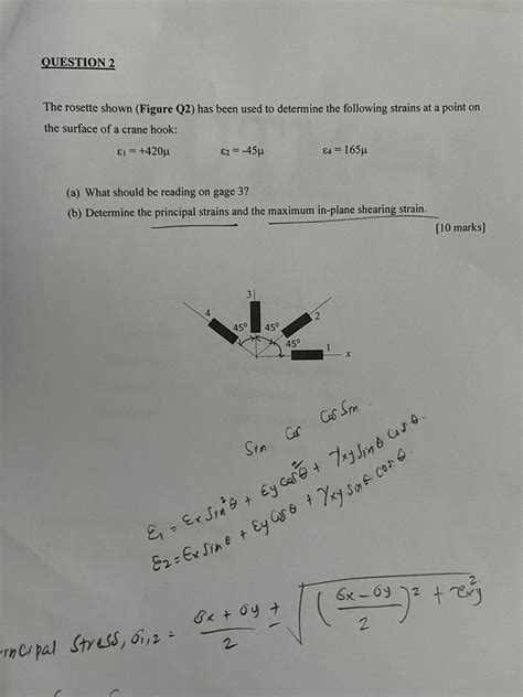 Solved The Rosette Shown Figure Q2 Has Been Used To Chegg
