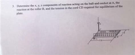 Answered 3 Determine The X Y Z Components Of Bartleby