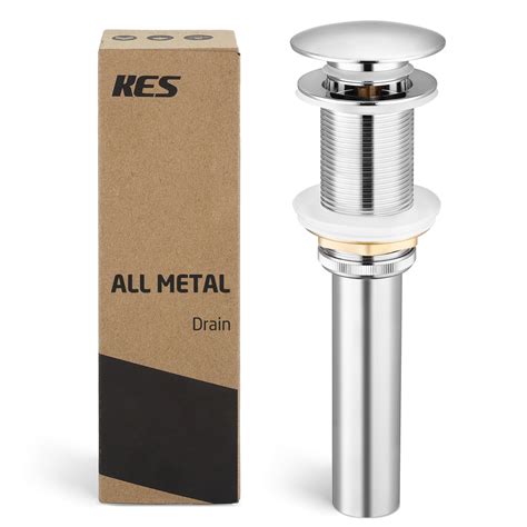 Kes Sink Drain Pop Up Drain Without Overflow Bathroom Sink Stopper For