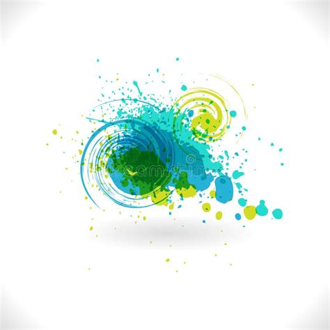 Grunge Curl Vector Abstract Symbol Stock Vector Illustration Of