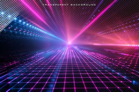 Synthwave Background Premium Ai Generated Psd