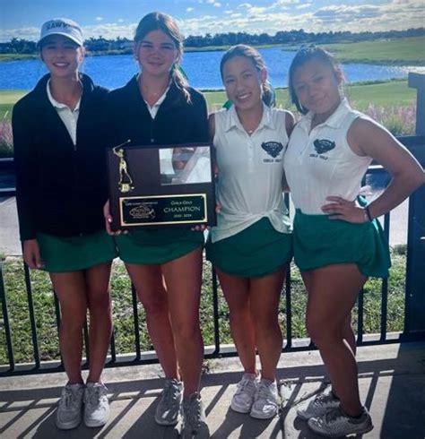 Viera Girls Shoot Seasons Best Score On Way To Winning Ccc Golf Title