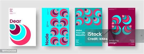 Desain Banner Abstrak Template Sampul Buku Geometris Tata Letak Brosur