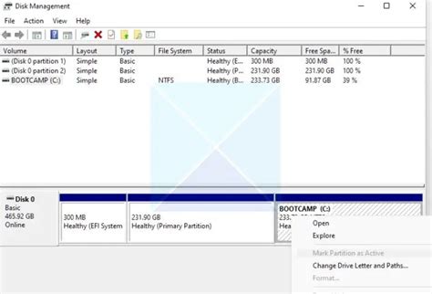 System Reserved Partition Or Efi System Partition On Wrong Drive