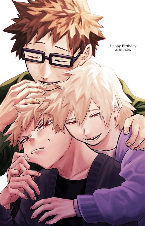 Bakugou Katsuki Bakugou Mitsuki And Bakugou Masaru Boku No Hero