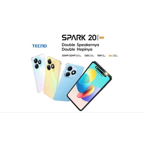 Jual TECNO SPARK 20 RAM 8 8 256GB GARANSI RESMI TECNO Shopee Indonesia