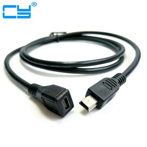 Aliexpress Com Buy Mini Usb Pin Male To Female Data Sync Charger Extension Cable Applicable