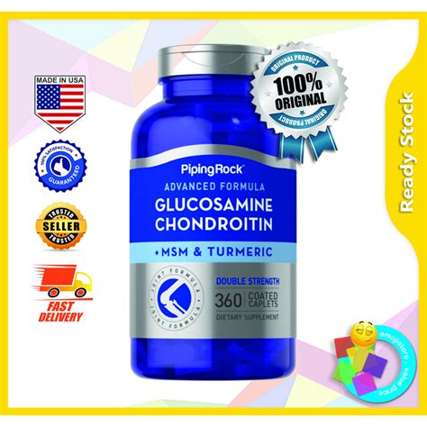 Advanced Double Strength Glucosamine Chondroitin Msm Plus Turmeric