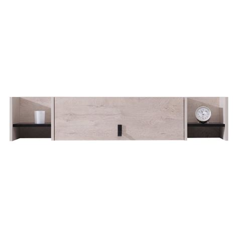 Lomadox Wandregal Pittsburgh 133 Wandregal 125cm Mit Klappe Schwarz