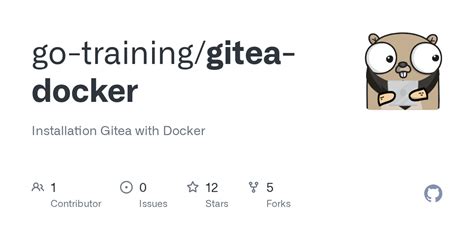 Github Go Traininggitea Docker Installation Gitea With Docker
