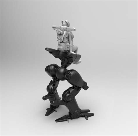 E259 Nsfw Cyborg Girl Design Hot And Sexy Girl With Robot Stl 3d M