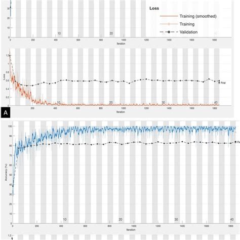 accuracy and loss graphs of inception v3 model a efficientnet b0
