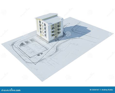 Breadboard Model Of The House Stock Illustration Illustration Of