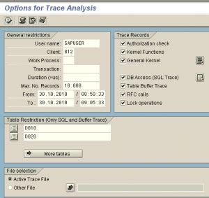 Security Trace Sap Security Pages