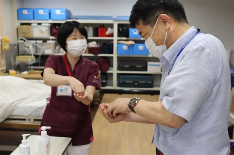 いわき市医療センター 【院内の「手指衛生」に関する取組みを紹介します！】